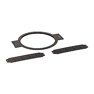 Monoprice Rough-in Bracket for 8in Round Speaker (Each), Speaker Cutout diameter is 10in, Black