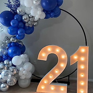Henviro Royal Blue Party Balloons - 100 Pcs 5/10/12/18 Inch Balloons Helium Quality Latex Balloons As Birthday Party Balloons/Graduation Balloons/Valentines Day Balloons/Baby Shower/Wedding