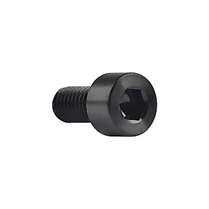 Wanyifa Titanium Ti M5 x 10 12 15 18 20 25 30 35 40 45 50 55 60mm Bicycle Allen Hex Socket Head Screw Pack of 4 (M5x10mm, Black)