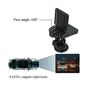 Dash Cam,HD1080 Car Camera,,Real-time Monitoring,Circular Recording,360-degree Rotating tachograph,120°Wide Angle,16/32GB SD Card