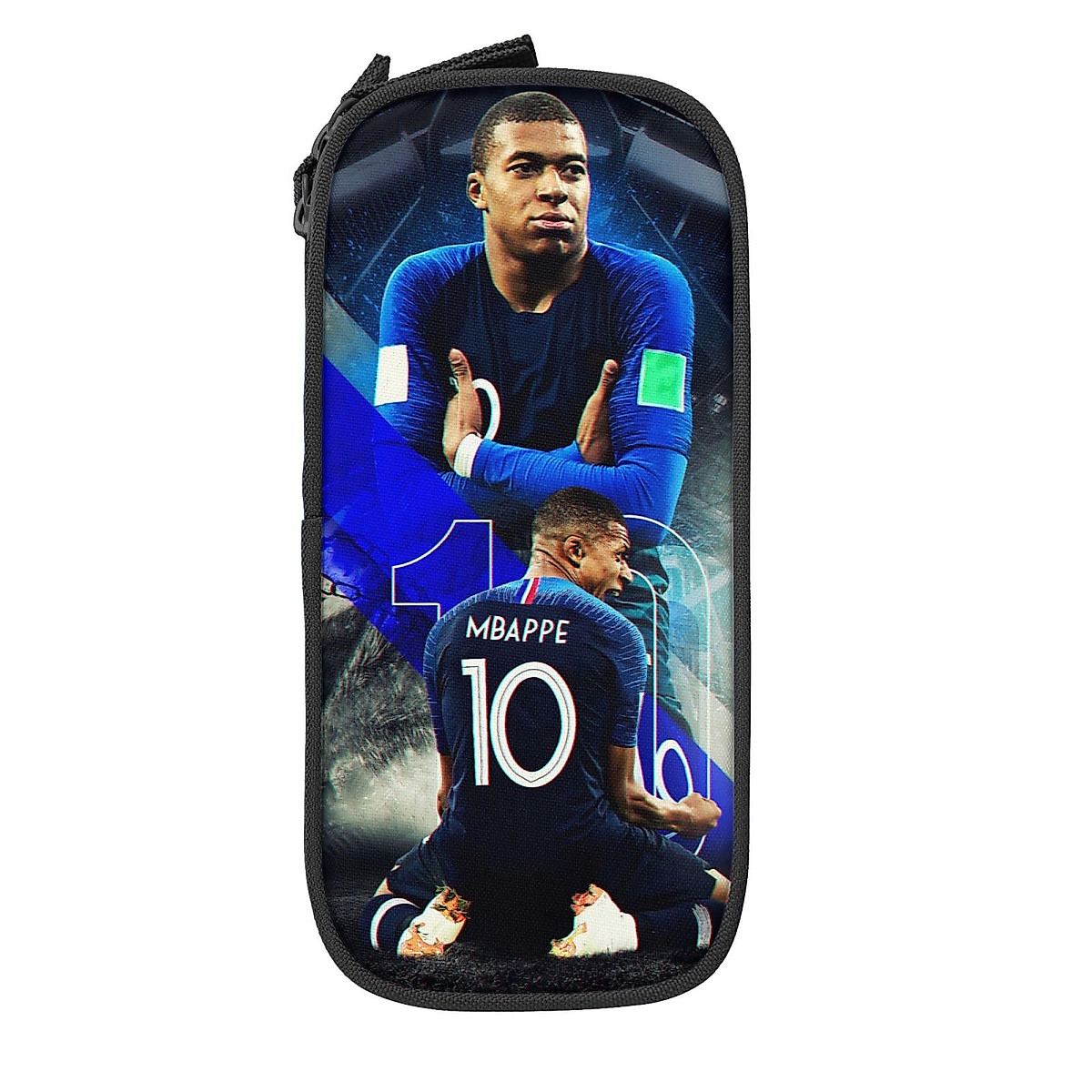 Luja Dling #7 Mbappe #10 Big Capacity Pencil Pen Case For Office College Large Storage High Capacity Bag Pouch Holder Box Makeup Bag