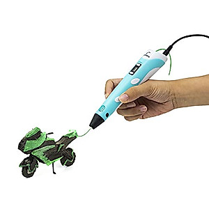 SCRIB3D 3D Printing Pen PLA Plastic Filament Refill Pack (10 Assorted Colors, 10 Feet Each)