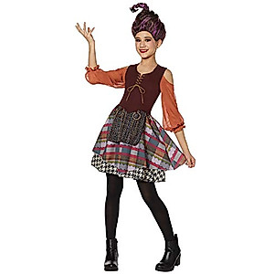 Spirit Halloween Tween Mary Sanderson Dress Hocus Pocus Costume | OFFICIALLY LICENSED - M