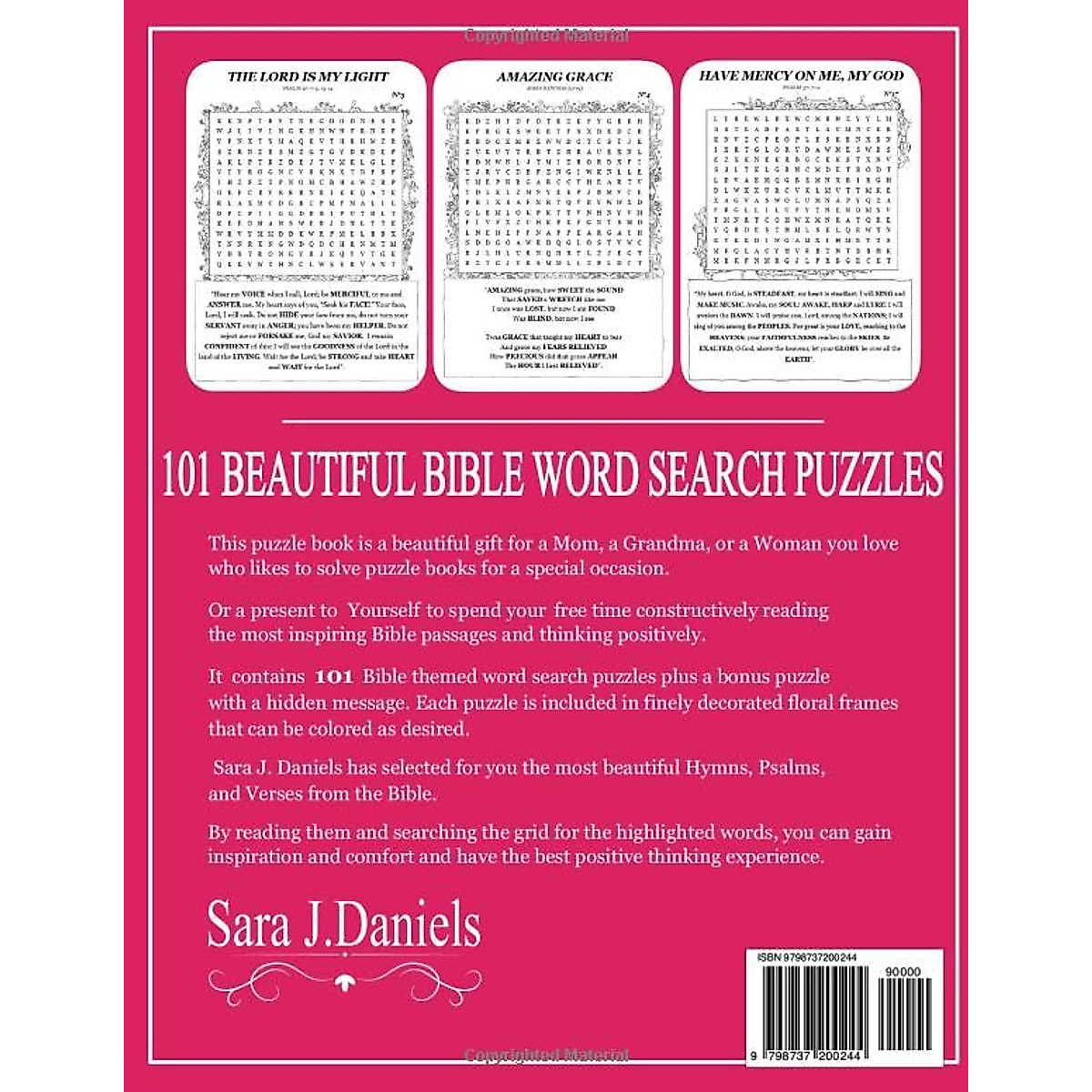 WORD SEARCH BIBLE VERSE FOR WOMEN: 101 Puzzles for Seniors and Adults. A Perfect Gift to Keep Mind Active and Feed It with Positive Thoughts
