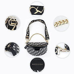 Crossbody Bags For Women, Unique portable small crossbody shoulder bag. (Black)