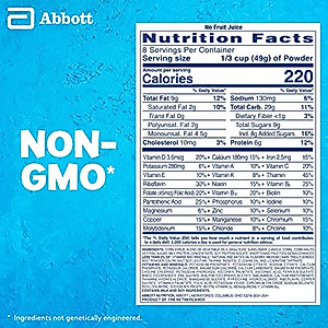 PediaSure Grow & Gain Non-GMO and Gluten-Free Shake Mix Powder, Nutritional Shake For Kids, With Protein, Probiotics, DHA, Antioxidants*, and Vitamins & Minerals, Strawberry (24 servings – 3 cans)