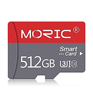 512GB Memory Card Class 10 Micro SD Card for Computer,Camera,Smartphone,Dash Cam,Memory Card with SD Card Adapter(512GB)