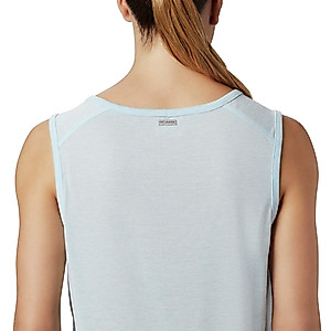 Columbia Women's Kickin It Tank Shirt, Spring Blue, X-Small