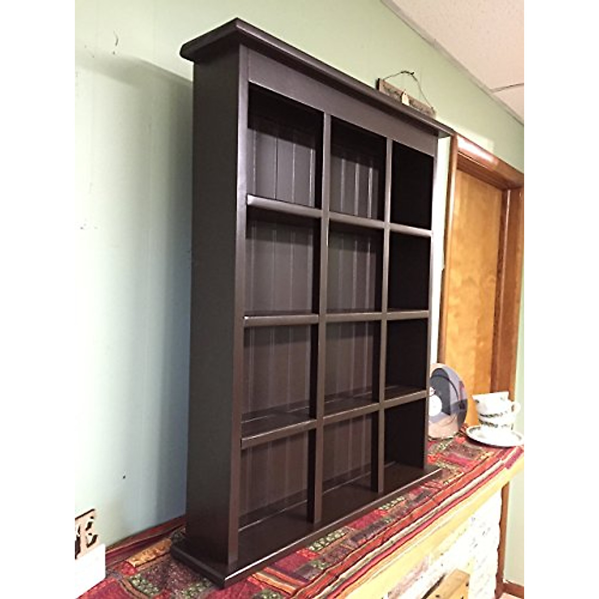 Tea cup and Saucer Plate Rack Espresso