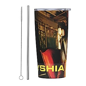 LAZHANG Keyshia Music Cole Stainless Steel Insulated Car Sippy Cup With Lid Travel Mug for Cold Hot 20 oz