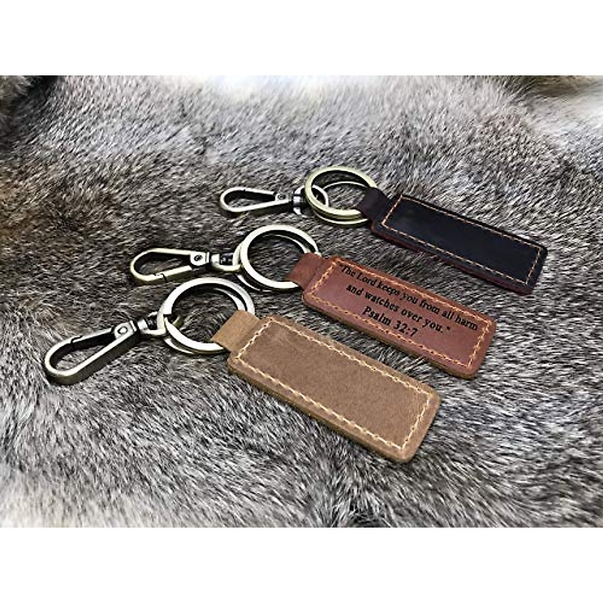 PERSONALIZED Leather KEYCHAIN, Coordinates Key Chain, 3rd Anniversary, Gift for Birthday, Keyfob, Best Gift