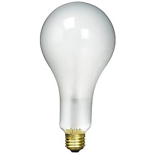 Westinghouse 0397500, 300 Watt, 120 Volt Frosted Incand PS30 Light Bulb, 750 Hour 5860 Lumen