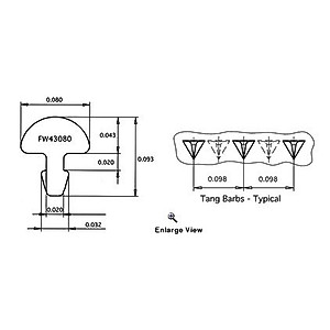 Guitar Fret Wire - Standard Nickel-Silver Medium Gauge - Six Feet