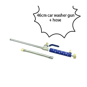 Lawn Garden Nozzle Sprinkler Cleaning Tool Car Booster Water Gun Spray Garden Washing Machine Hose Wand Nozzle Sprayer Watering Spray (Color : Blue)