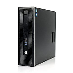 HP Desktop Computer 600 G1 ProDesk Small Form Factor SFF PC, Intel Quad Core i5 up to 3.60GHz,8GB Ram 500GB Hard Drive,WiFi,DVD,DP VGA Port,New Keyboard & Mouse Included, Windows 10 Pro (Renewed)