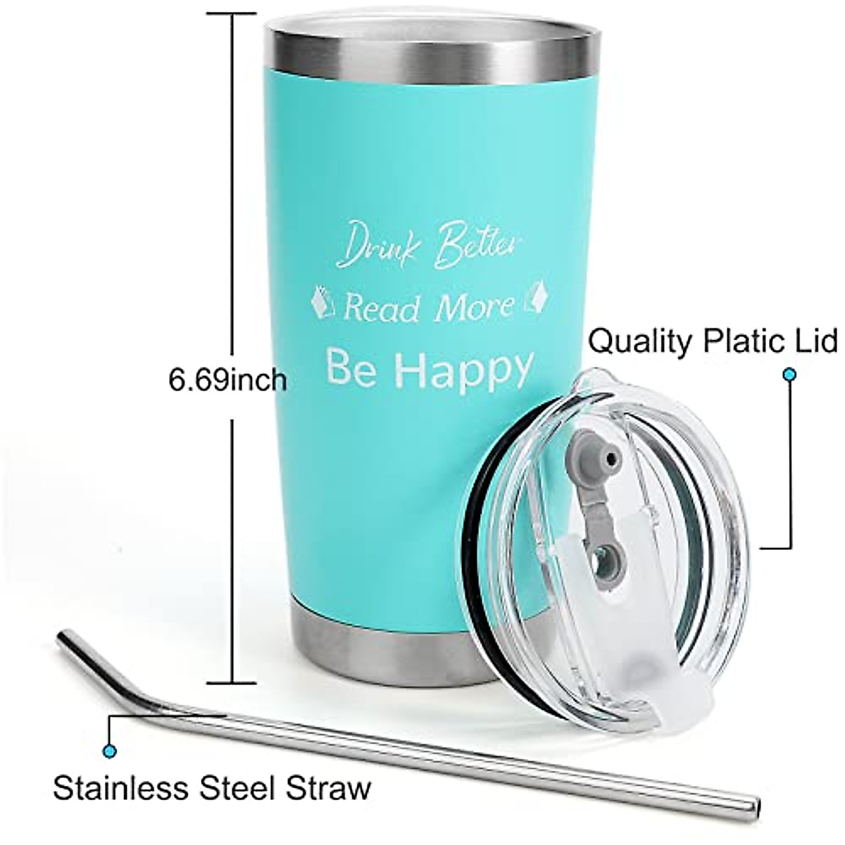 Karsspor Book Lovers Gifts Box, 7 PCS Customized Gifts for Book Lovers Include Tote Bag, Insulated Tumbler, Book Holder, Bookmark, Great Gifts for Readers, Book Lovers and Librarians