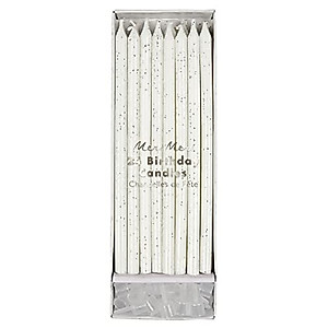 Meri Meri Silver Glitter Candles