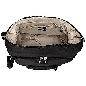Kipling Women's Erica Solid Crossbody Bag, Black t, One Size
