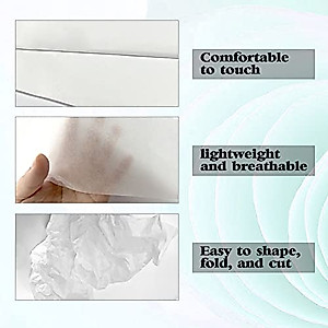 125 Sheets 20" x 30" Acid-Free Wrapping Tissue Paper, Large White Unbuffered No Lignin Archival Tissue Paper, No Acid Paper for Long-Term Packaging Storing Clothes Textiles Linens Present Wrap