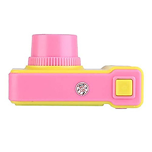 Kids Camera,2 Inch 1080P HD Digital Camera,Cartoon Toy Camera,Built-in 4 Casual Games,Made of eco-Friendly Non-Toxic Material,Simple Operation,Ideal Gift Choice for Kids(Pink)