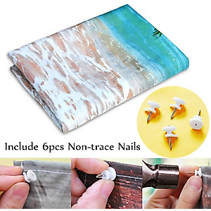 LB Moon Phase Tapestry Moth Tapestries Black Witchy Aesthetic Moonlit Garden Flower Trippy Butterfly Floral Tapestry Wall Hanging for Bedroom Living Room College Dorm Home Decor Vertical,50x60 inch