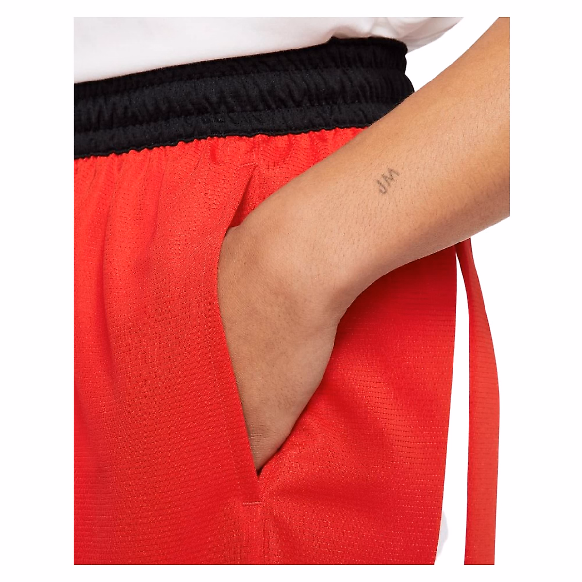 Nike Men's HBR Loose Fit Basketball Shorts (Red, Large)