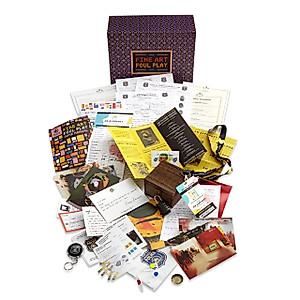 Hunt A Killer: Fine Art Foul Play - All-In-One Murder Mystery Box Game, Identify Who Within the Circle of the Deceased is The Killer, Review Fingerprints, Handwriting, Lab Reports, & Deductive Reason