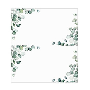 Pack Of 100 Elegant Wildflower Place Cards Table Setting Card Elegant Seating Cards For Weddings And Special Event