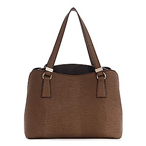 GUESS womens Satchel, Satchel Shoulder Bag, Chestnut Multi, One Size US