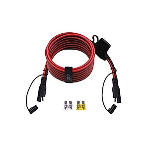 CUZEC 12FT/3.66m 14AWG SAE to SAE Extension Cable Quick Disconnect Wire Harness SAE Connector/SAE TO SAE Heavy Duty Extension Cable