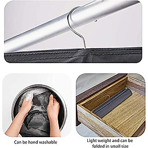 Storage hanging bag, Dual-Sided Hanging Bra Storage Organizer with Metal Hanger, Dual-Sided Hanging Storage Organiser for Underwear, Panties，Stocking,Bra and Sock (5+10 Pockets, Gray)