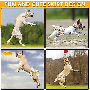 XPCARE Dog Diapers Female (4 Pack) - Washable Reusable Female Dog Diapers - Highly Absorbent Puppy Diapers for Dogs in Heat, Incontinence, or Excitable Urination (X-Large)