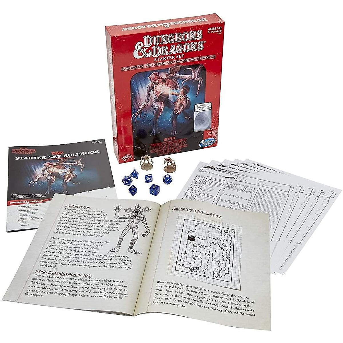 Hasbro Gaming Stranger Things Dungeons & Dragons Roleplaying Game Starter Set, 14 Years+