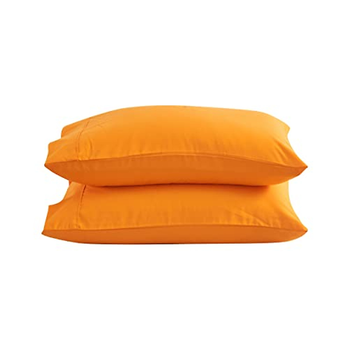 Elegant Comfort Reversible 10-Piece Comforter Set, Tie-Dye Print, Decorative Pillow and Fitted Sheet with Smart Pockets, Soft, Plush, Lightweight Material, 10pc Tie-Dye Set, King, Orange