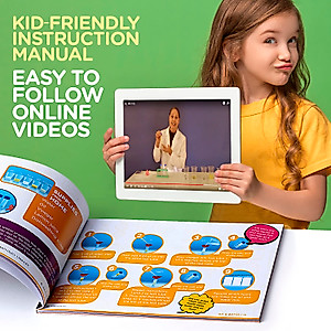 Science Kit for Kids Ages 3, 4, 5, 6, 7 - Over 20 Science Experiments - Lab Coat Included
