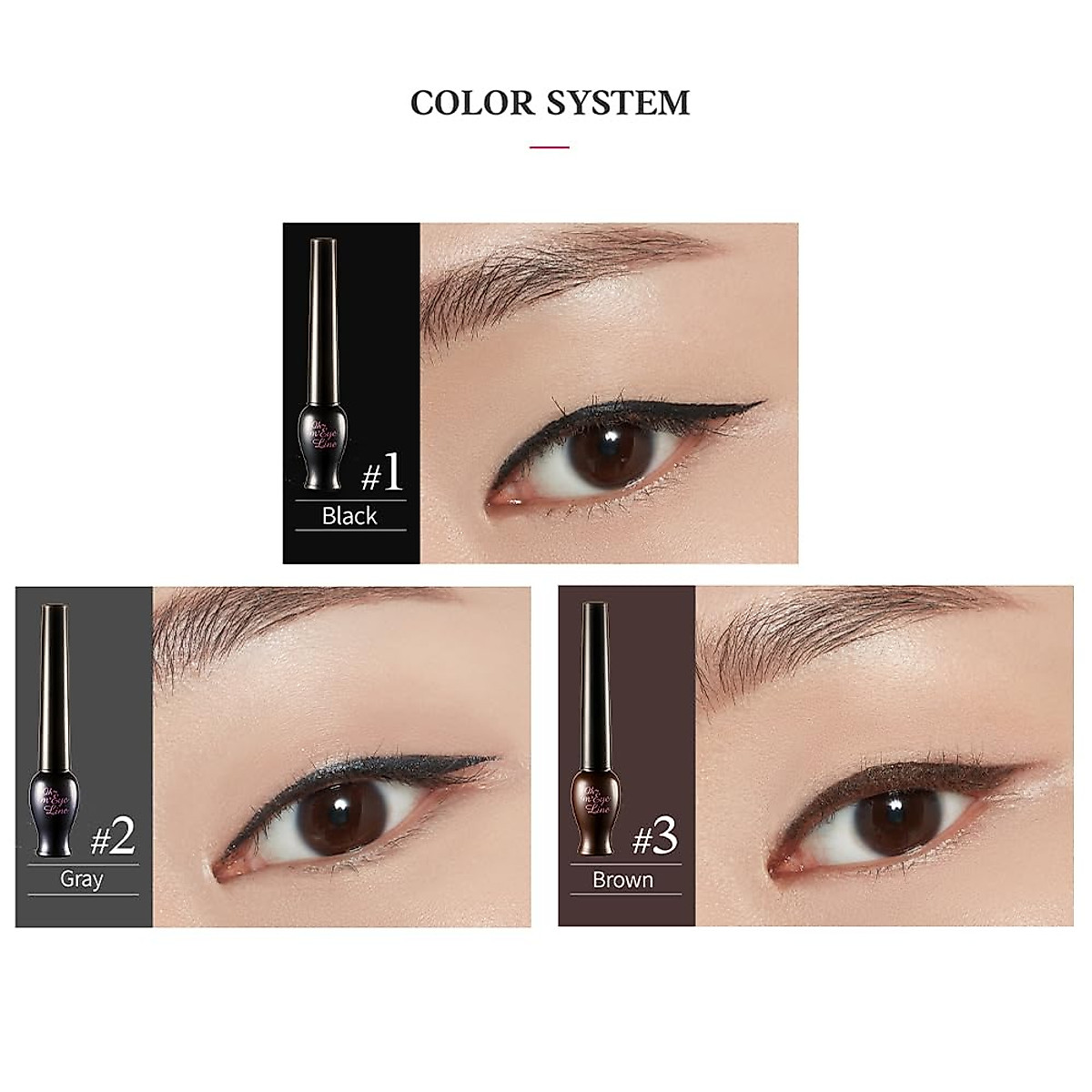 ETUDE OH M'EYE LINE NEW 5ml, Intense Precision Liquid Eyeliner, Vivid, Deep Color, Smudge Proof, Long Lasting, Korean Makeup, Kbeauty, 1 Piece