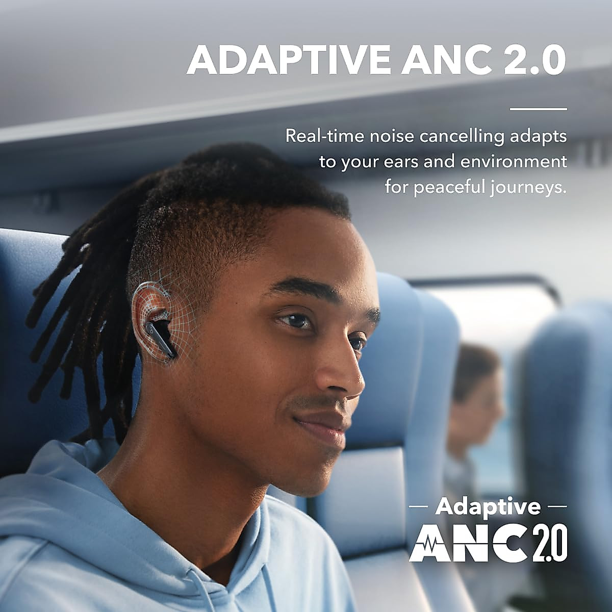 Soundcore by Anker AeroFit Open-Ear Headphones, with Liberty 4 NC Noise Cancelling Earbuds, Ultra-Comfort, Snug Fit, Ergonomic Ear Hook, Balanced Sound, IPX7 Waterproof, 42H Playtime, Clear Calls