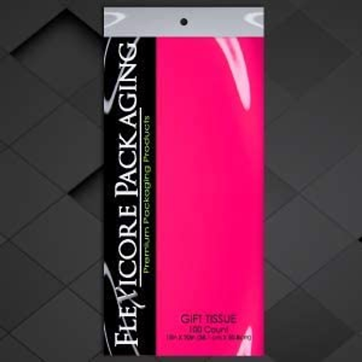 Flexicore Packaging| Gift Wrap Tissue Paper|15"x20"|100 Count (Hot Pink, 100 Sheets)