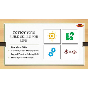 TOTJOY Montessori Toys for 2 Year Olds 18+ Months Wooden Educational Toy for Toddlers Shapes Sorting Stacking Toys Busy Board Sensory Toys Early Development & Activity Toys