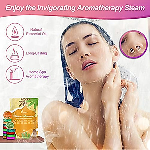 Shower Steamers Aromatherapy,18-Pack with Eucalyptus, Lavender, and More - Shower Bombs for Men and Women - Perfect for Easter, Womens Day,Mothers Day, Nurses Day, Birthday Gifts for Her