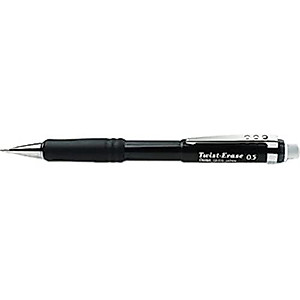 Pentel® Twist-Erase® III Mechanical Pencil, 0.5 mm, Black
