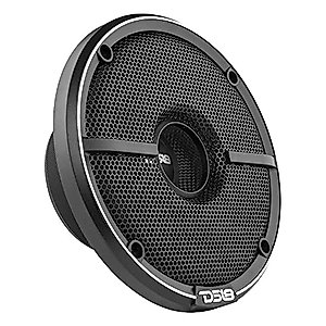 DS18 ZXI-62C 6.5" 2- Way Car Audio Component Speaker System with Kevlar Cone - 240 Watts 4-Ohm - Set of Woofer, Crossover & Tweeter