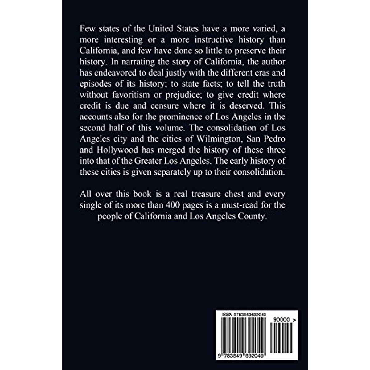 A History of California and an Extended History of Los Angeles