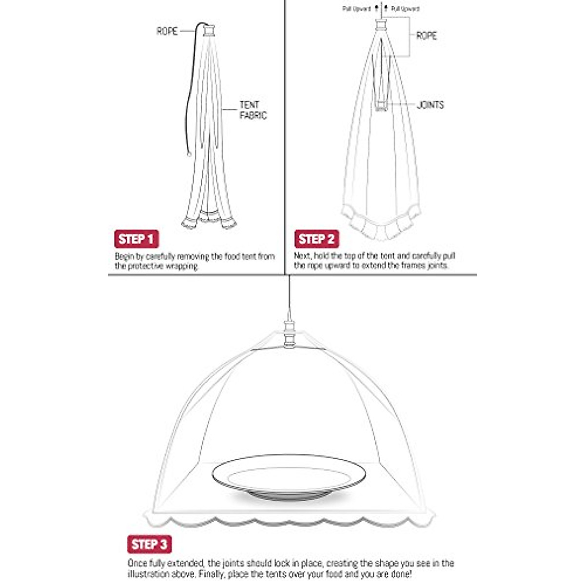 Sorbus Inflatable Serving Bar & food umbrella mesh cover Screen Tent set for Food and Beverages, Perfect for BBQ, Picnic Pool Outdoor Party Supplies, Buffet Luau Cooler (2 Salad Bars 6 Food Umbrellas)
