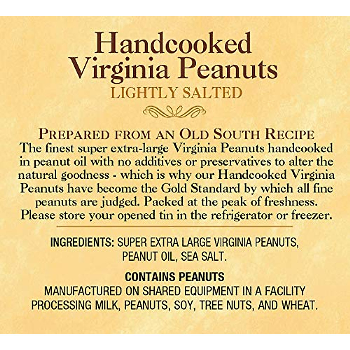 The Peanut Shop of Williamsburg Handcooked Virginia Peanuts, Lightly Salted, 20 Ounce