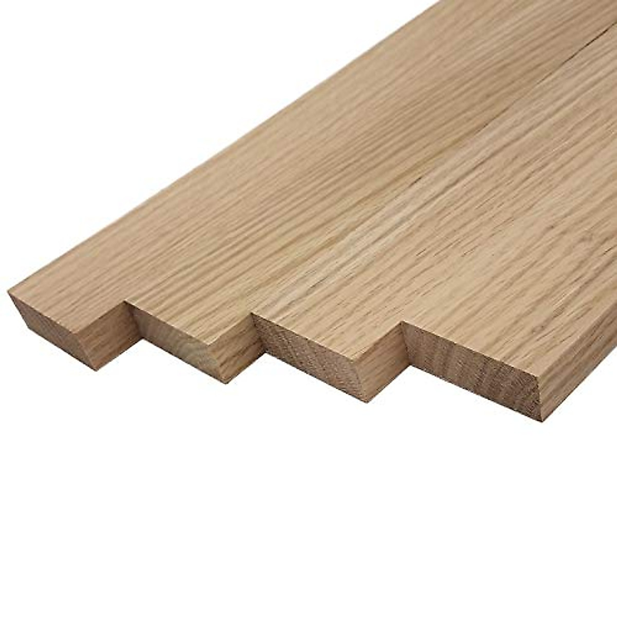 Barrington Hardwoods Red Oak Lumber Board - 3/4" x 2" (4 Pieces) (3/4" x 2" x 12")