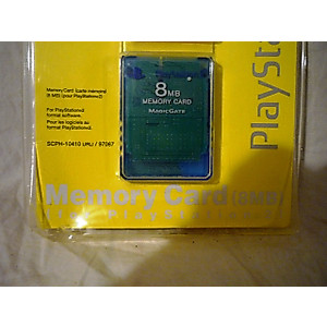 Playstation 2 Memory Card 8MB 2PK Red/Blue