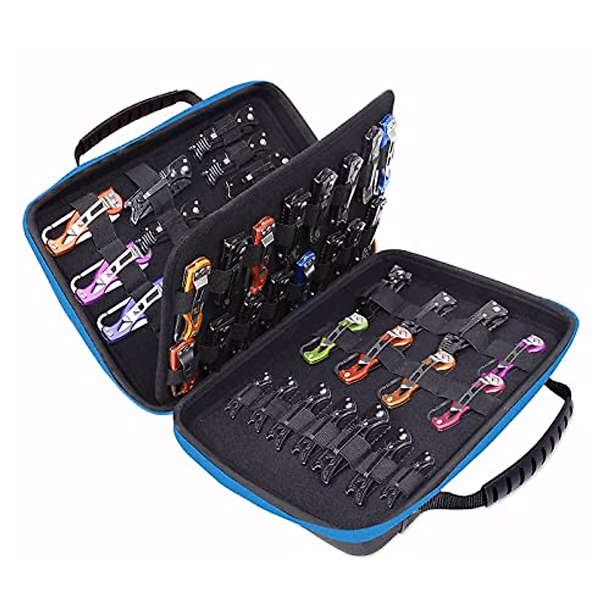 62 Slots Knife Case, Pocket Knife Display Case, Knife Organizer, Knife Roll, Pocket Knife Holder, Pocket Knife Storage Case, Knives Collection Protector For Hiking, Hunting, Camping Outdoor(Only Bag)