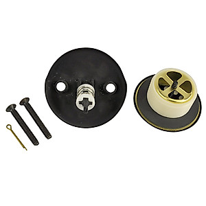 DANCO Trip Lever Tub and Bath Drain Trim Kit with Overflow Plate, Oil Rubbed Bronze, 1-Pack (10580)