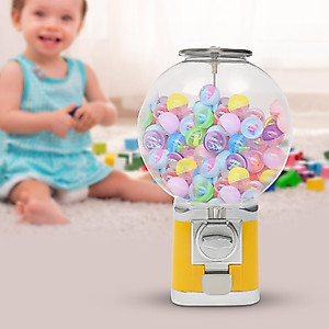 Coin Gumball Machine Toy Vending Machine,11 Inch Mini Vending Machine for Kids,Gumball Bank,Metal Candy Dispenser,Home Vending Machine,Vintage Gum Ball Machine